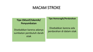 STROKE EFEK DARI HIPERTENSI TAK TERKONTROL | PPTX