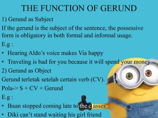 Structure - Gerund and Infinitive | PPT