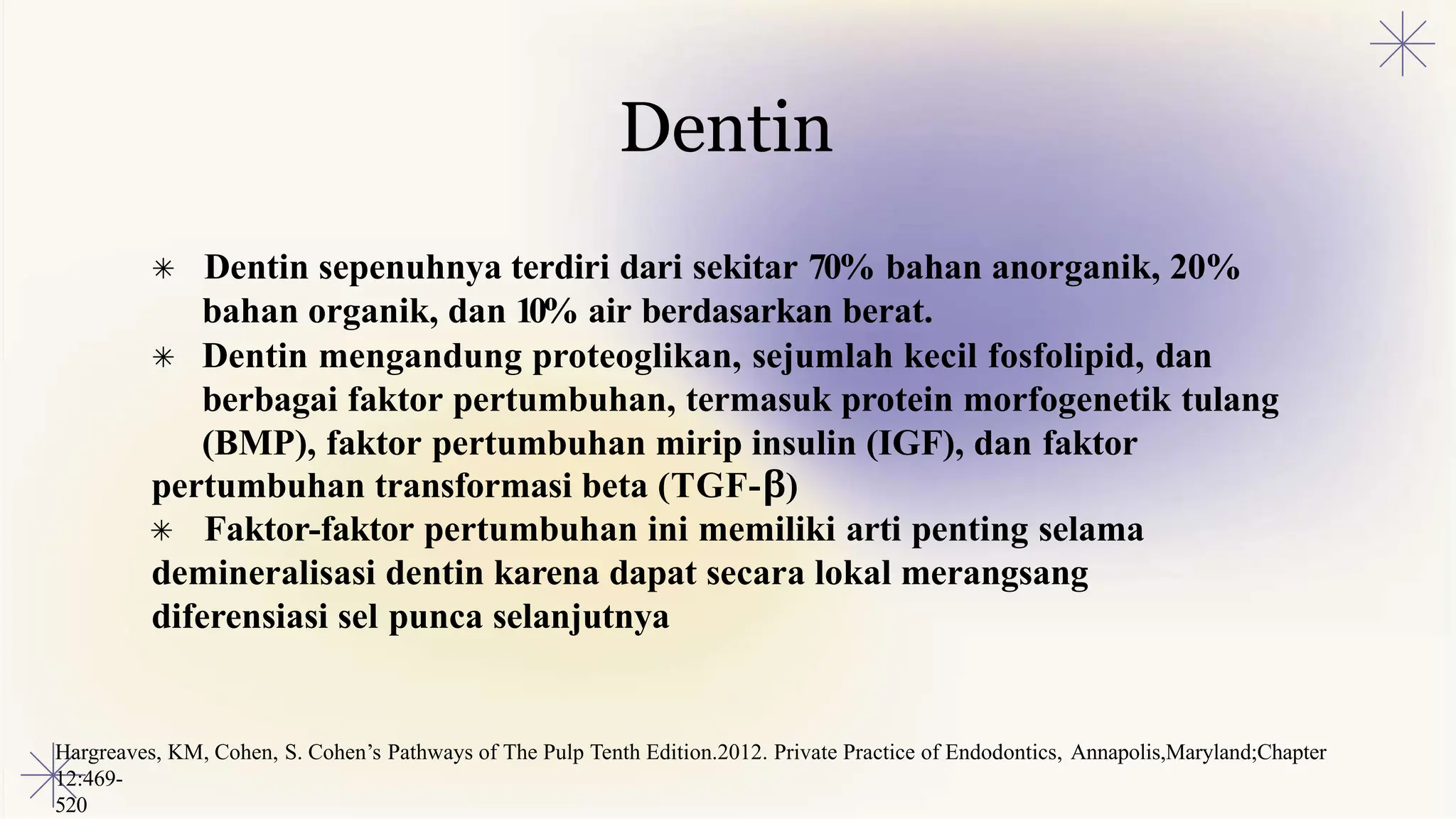 ppt Struktur dan Fungsi Kompleks Pulpa Dentin.pptx