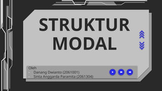 PPT STRUKTUR MODAL amsuchdnsmkslslakdbdbdjs | PPT