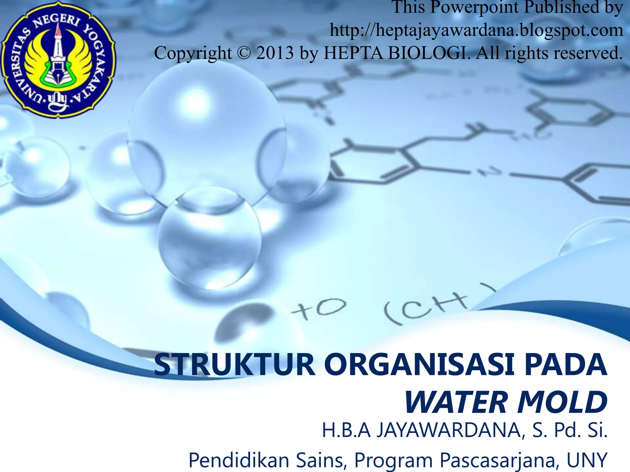 Struktur Organisasi Pada Water Mold | PPTX