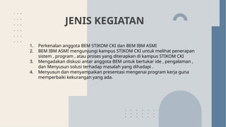 ppt studi banding bem stikom dan bem ibm asmi | PPTX