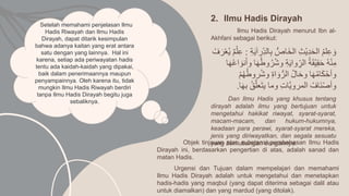 PPT Ulumul hadis : Aspek Ontologi, Epistemologi, dan Aksiologi | PPTX