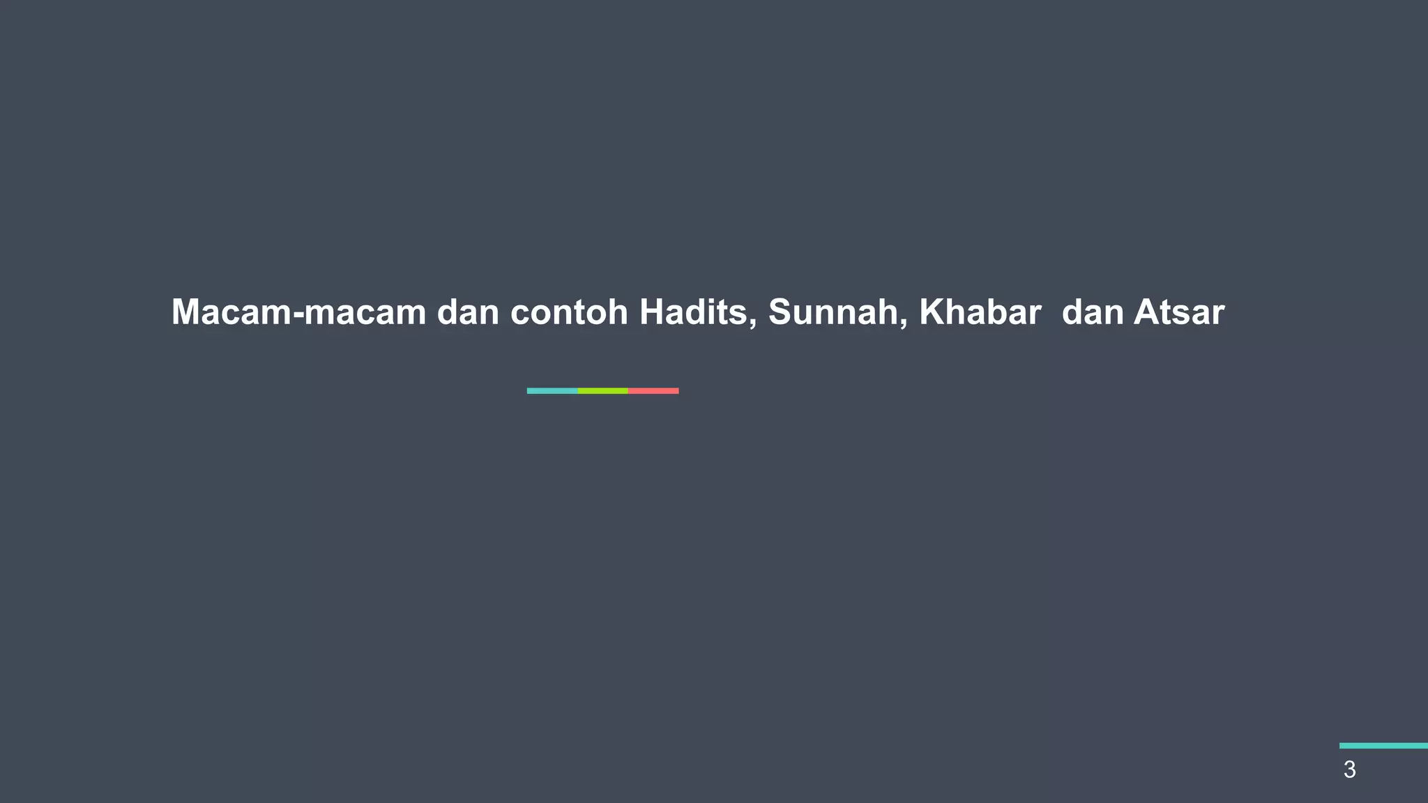 Ppt studi hadist | PPTX