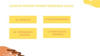 STUDI ISLAM - Moderasi Islam | PPTX