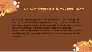 STUDI ISLAM - Moderasi Islam | PPTX