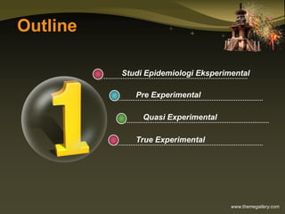 Ppt study eksperimental | PPTX
