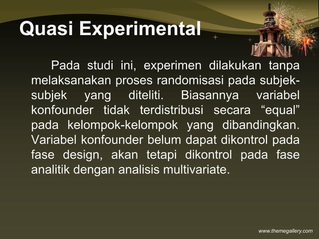 Ppt study eksperimental | PPTX