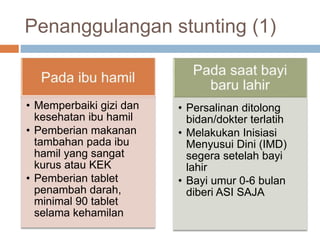 PPT STUNTING.power point tentang stunting | PPT