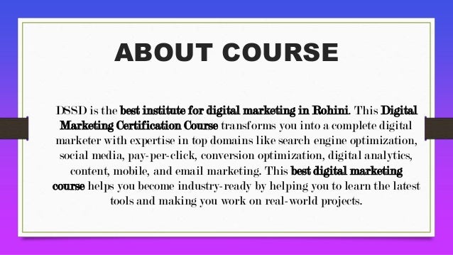 DIGITAL MARKETING COURSE ROHINI | PPTX