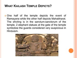 Ancient Aliens And Hindu Gods Behind Kailash Temple | PPTX