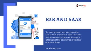 What Benefits Come From Utilizing eNACH Solutions? | PPT