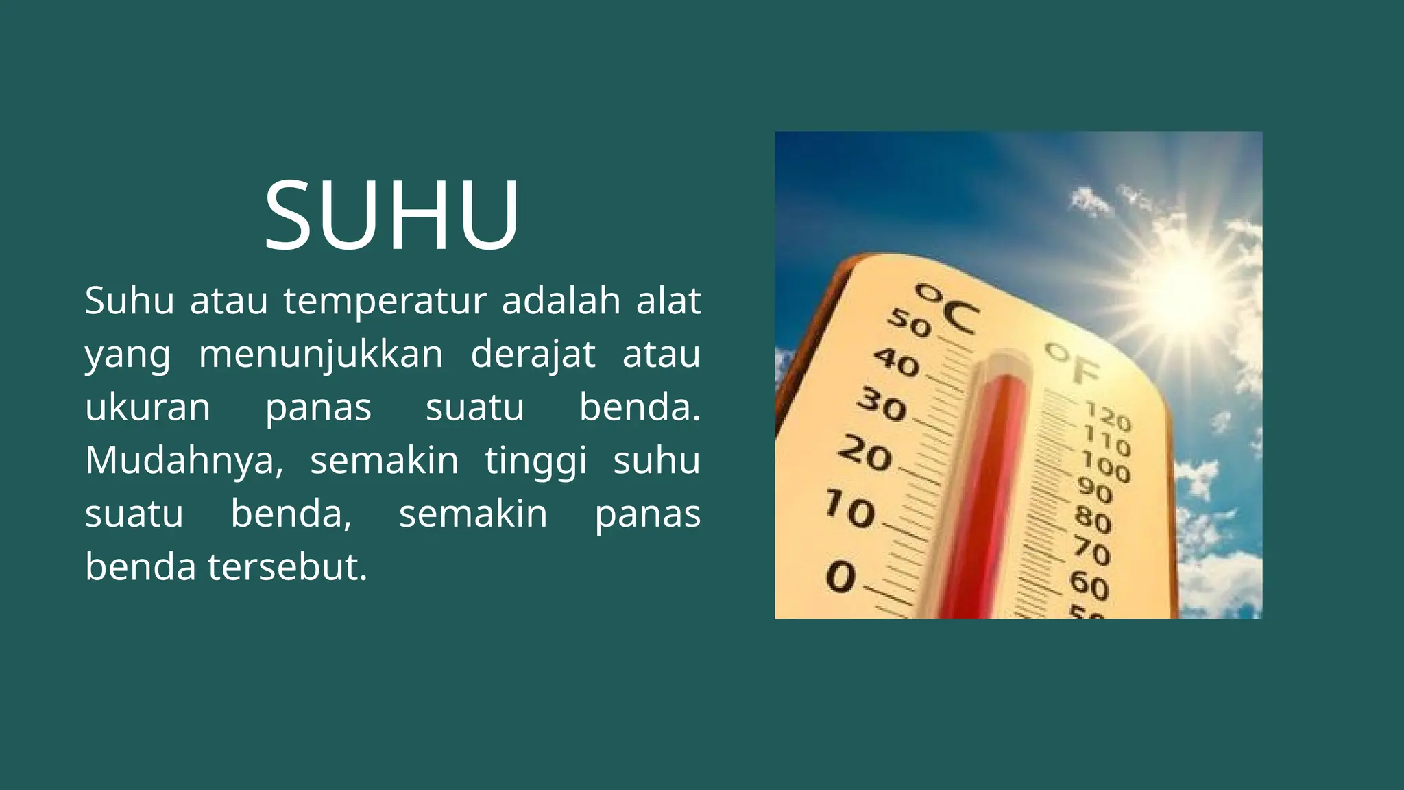 Materi Suhu untuk kelas 7 Perbandingan Skala | PPTX
