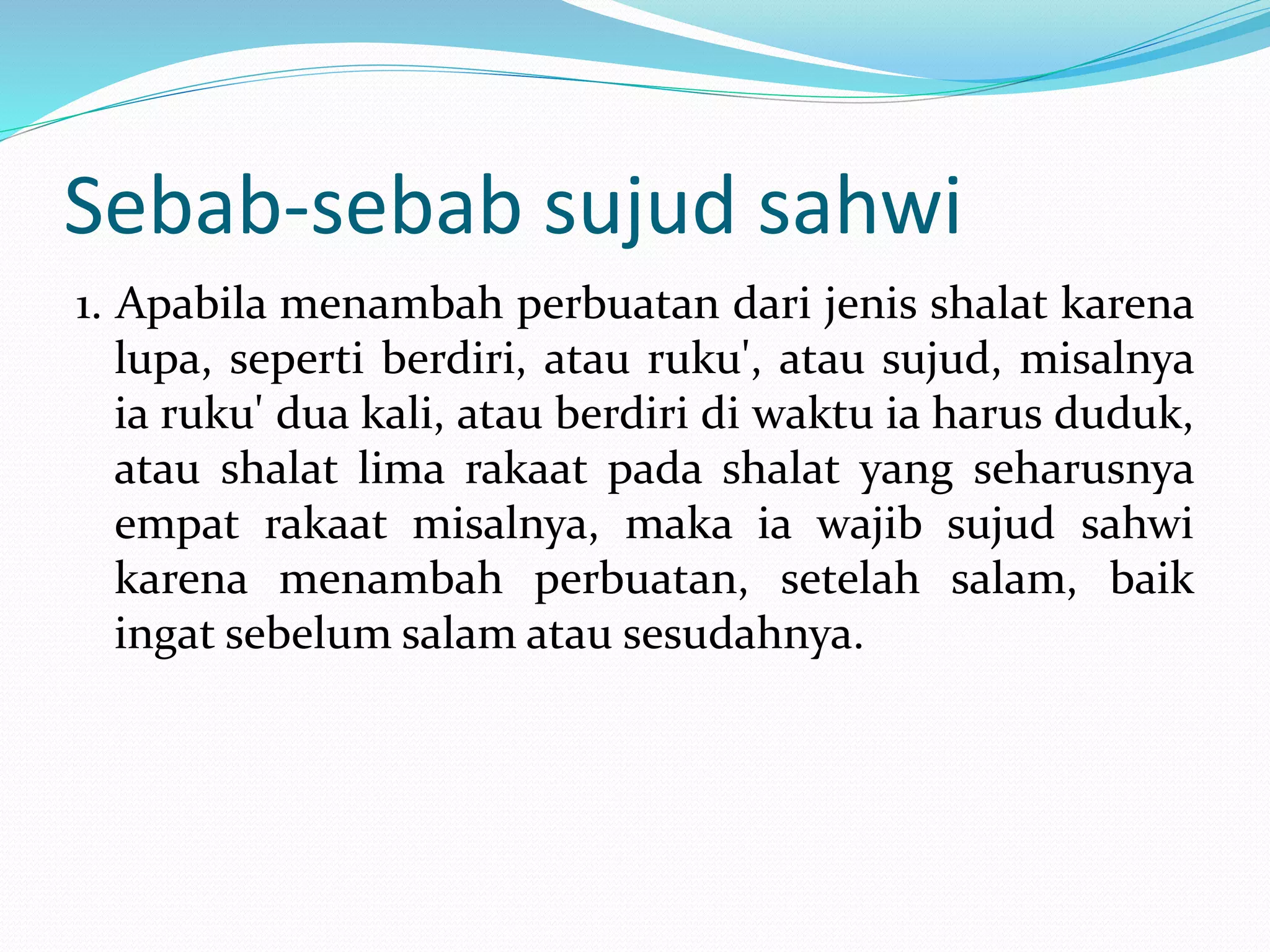 Ppt sujud sahwi | PPTX