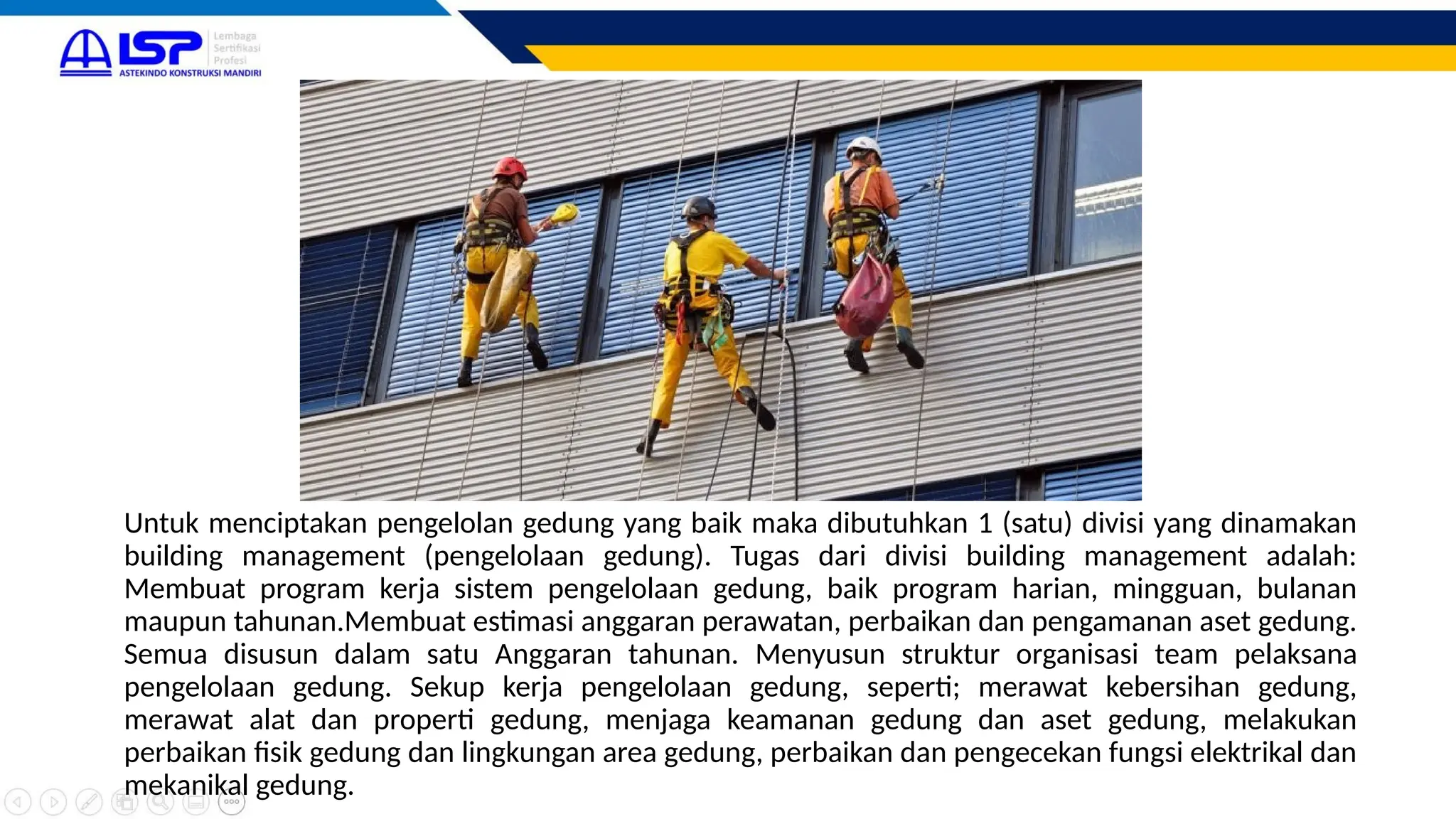 PPT Sultani Manajer Pengelolaan Bangunan Gedung JENJANG 7.pptx