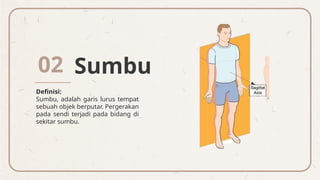 PPT Sumbu, Garis, Arah Pengerakan, dan Istilah Anatomi Manusia.pptx