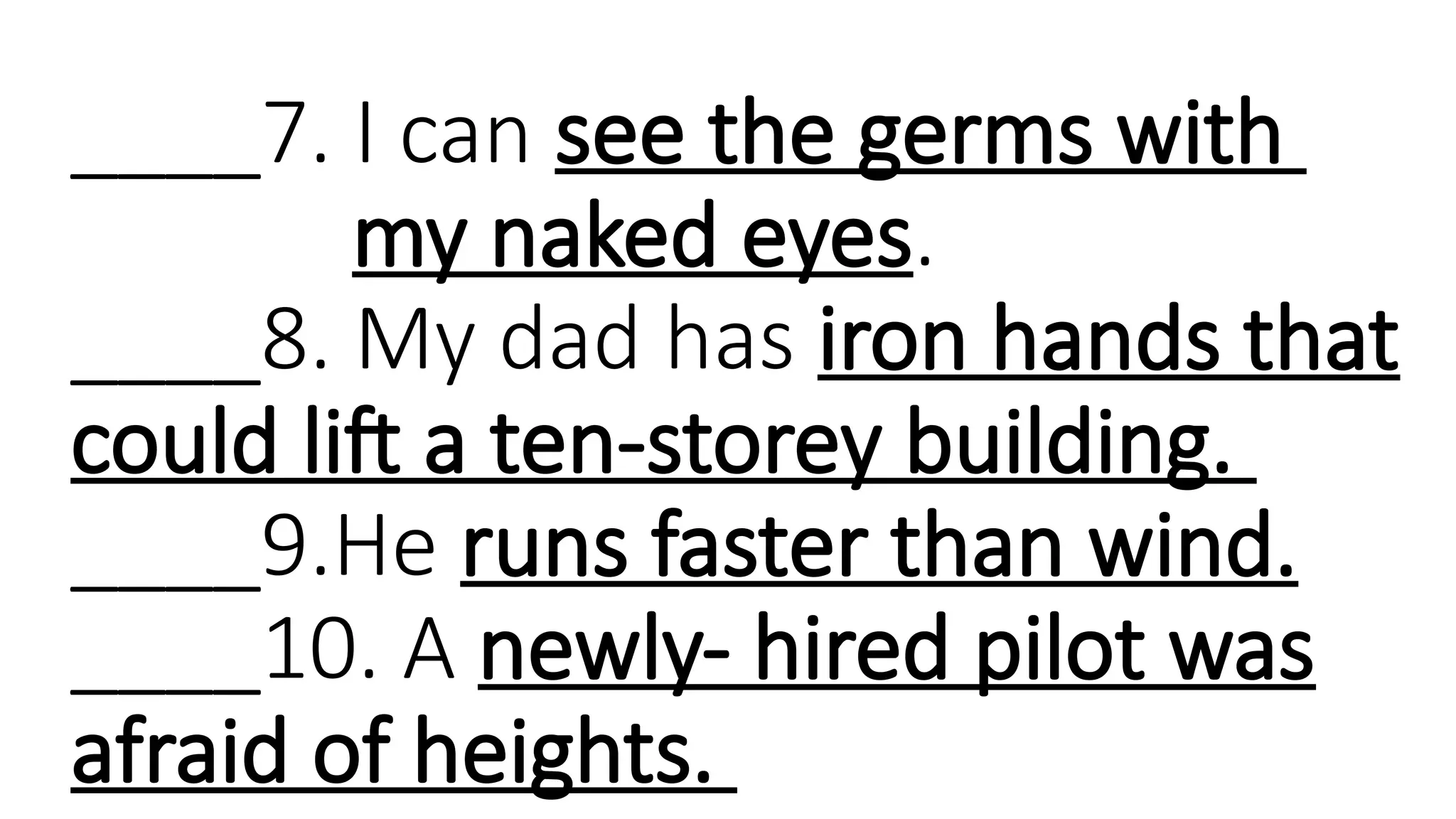 Figurative speech ( hyperbole and irony) | PPT