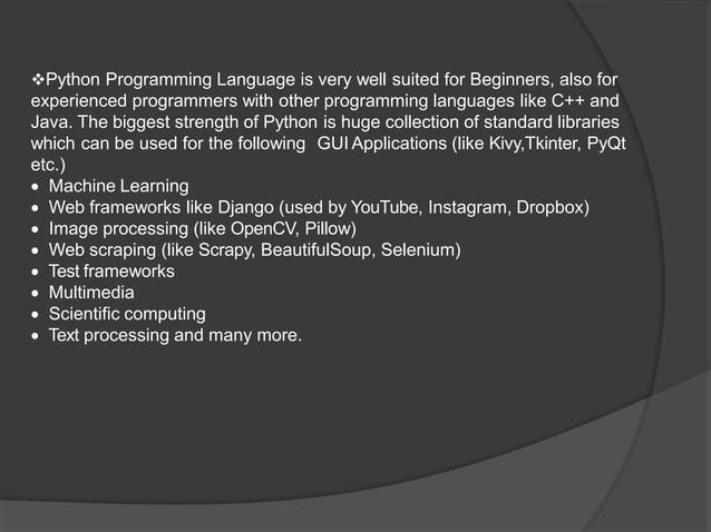 ppt summer training ug.pptx | Operating Systems | Computer Software and Applications