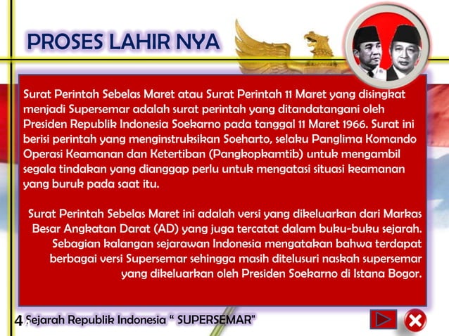 Ppt supersemar | PPTX