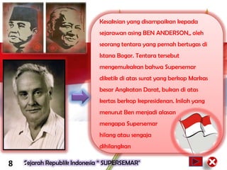 Ppt supersemar | PPTX