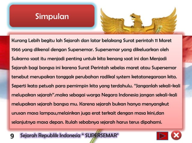 Ppt supersemar | PPTX