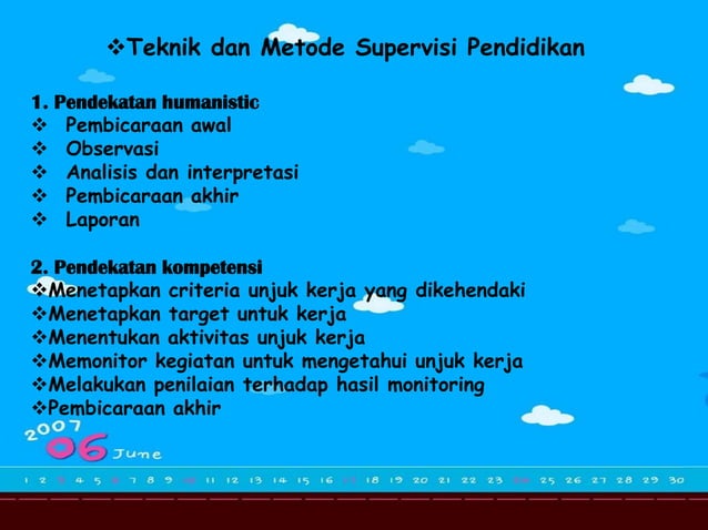 Ppt supervisi pendidikan | PPTX