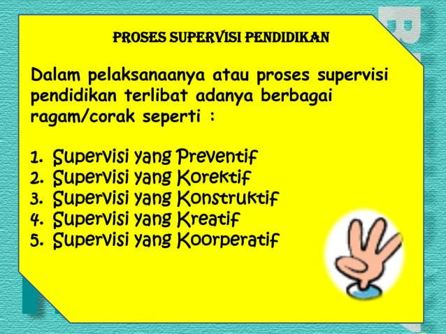 Ppt supervisi pendidikan | PPTX