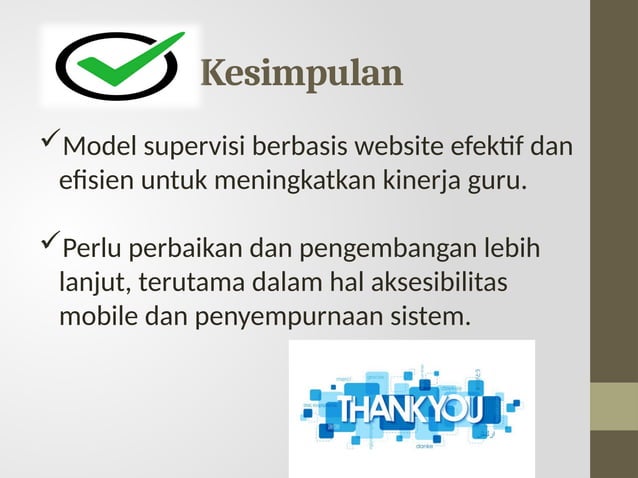 PPT Supervisi Pendidikan Islam: Pengembangan Model Supervisi.pptx