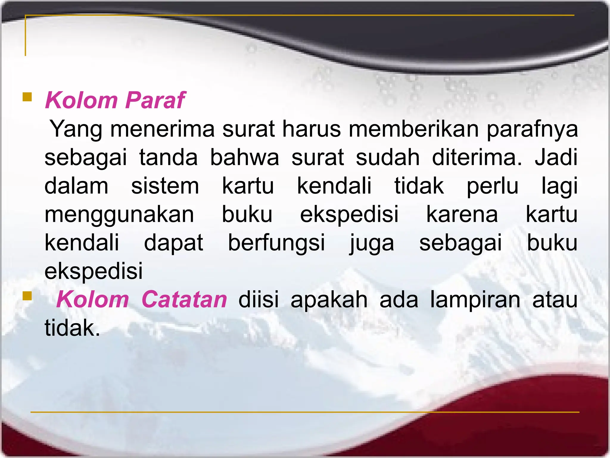 ppt surat masuk surat keluar dalam perusahaan | PPT