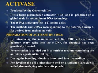 NEW PHARMACEUTICALS DERIVED FROM BIOTECHNOLOGY | PPTX