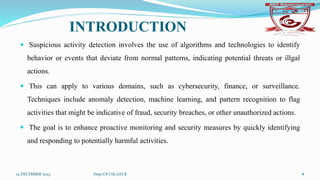SUSPICIOUS activity detection using surveillance camara.pptx