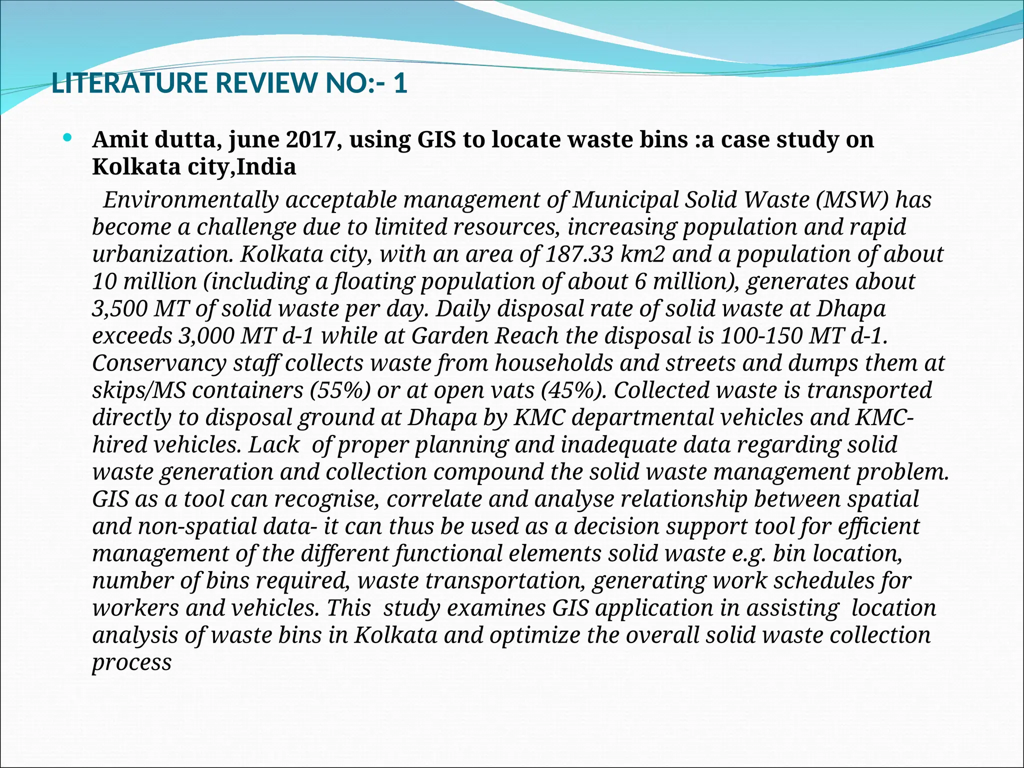 Solid Waste Management Route Optimization | PPT