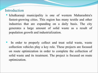 Solid Waste Management Route Optimization | PPT