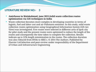 Solid Waste Management Route Optimization | PPT