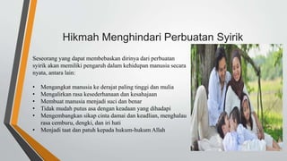 Bahaya Syirik | PPTX