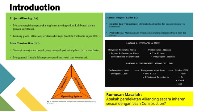 PPT Synergistic effect of alliance contract and lean methodology.pptx