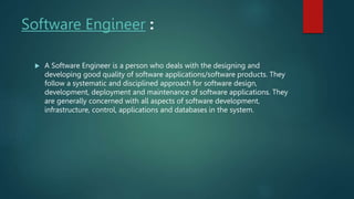 System engineering is related to software engineering | PPT