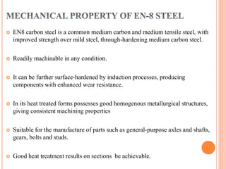 Microstructual Analysis Of Heat Treated EN8 Steel | PPTX