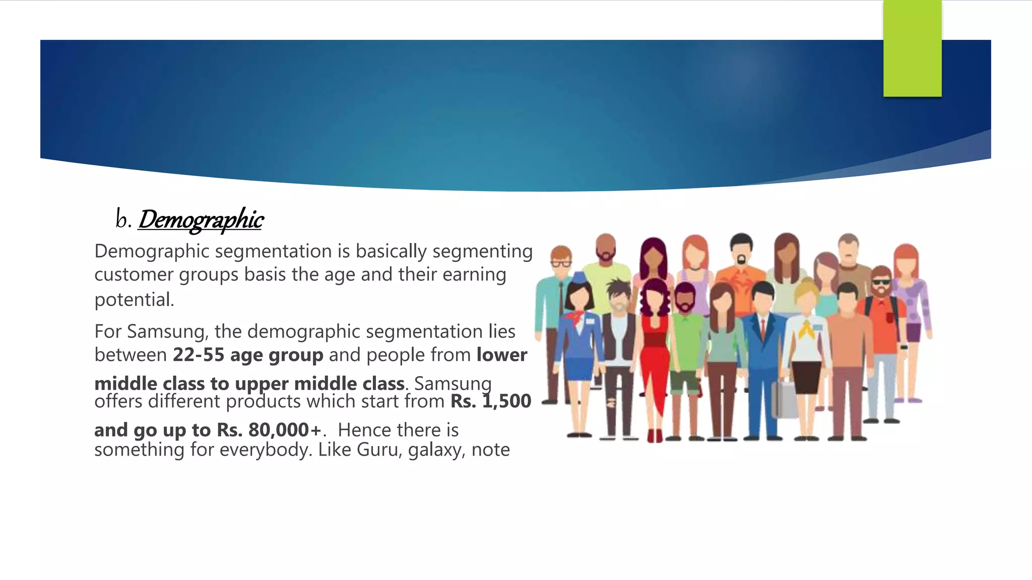 Samsung Segmentation, Targeting & positioning | PPTX