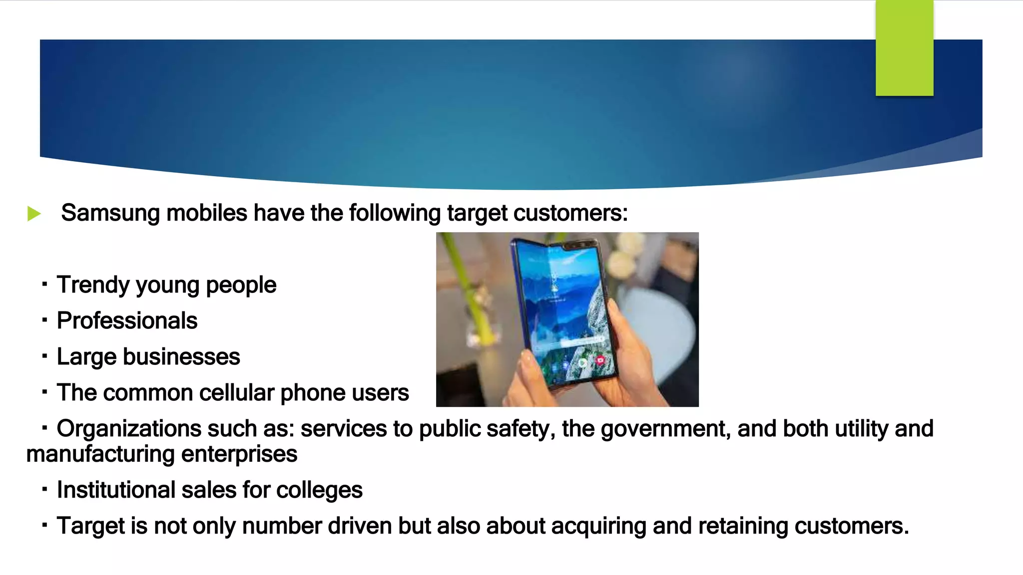 Samsung Segmentation, Targeting & positioning | PPTX