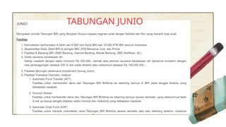 PPT TABUNGAN PENDIDIKAN BANK PEMERINTAH UNTUK PENGETAHUAN KEUANGAN | PPT