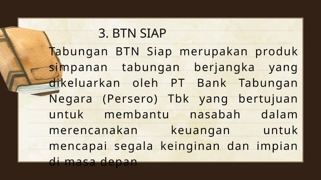 PPT TABUNGAN PENDIDIKAN BANK PEMERINTAH UNTUK PENGETAHUAN KEUANGAN | PPT