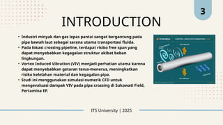 simulasi numerik cfd untuk menilai dampak vortex induced vibration pada ...