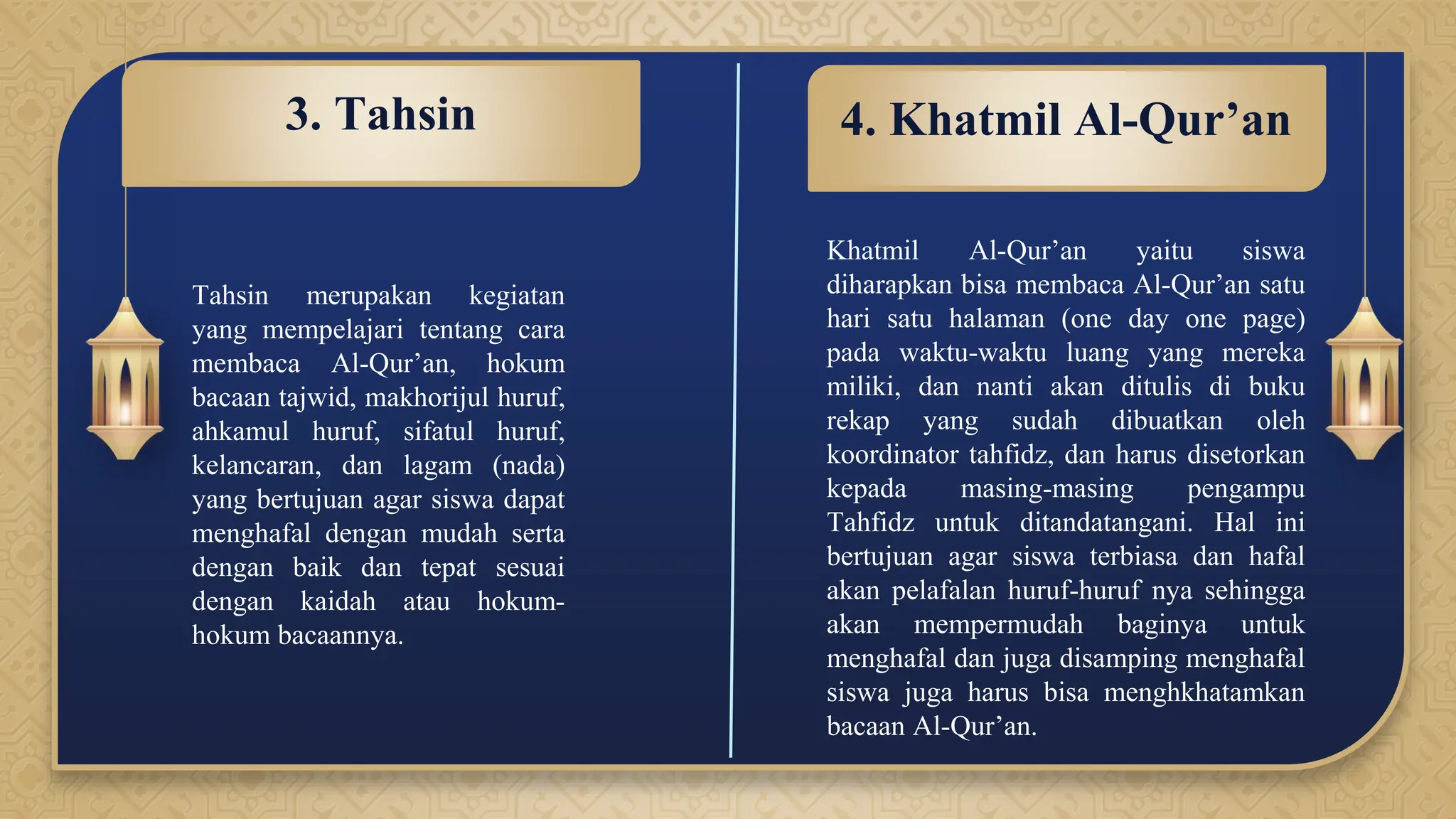 PPT TAHFIDZ 2024-2025 terbaru untuk kels 10- 12 | PDF