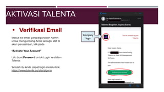 PPT Talenta for employee and guidance for user | PDF
