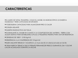 MUROS DE TAPIAL | PPT