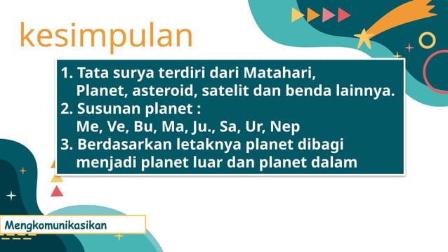PPT materiCiri-ciri Planet dalam susunan Tata Surya kelas 6 SD.pptx