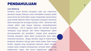 Laporan Akhir Pengawasan Pemilu Serentak 2024 | PPTX