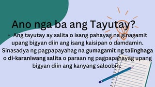 PPT TAYUTAY - .pptbwjwnnwsnsnsnmsnsnnsnsnsnn | PDF