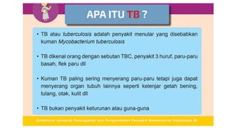 PPT TB penyuluhan kader , refresing kader | PPTX